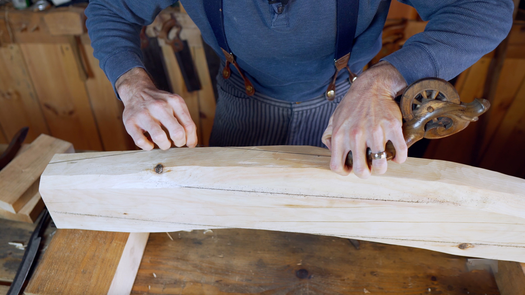 Center line lay out and its application in Timberframing - Mr.Chickadee